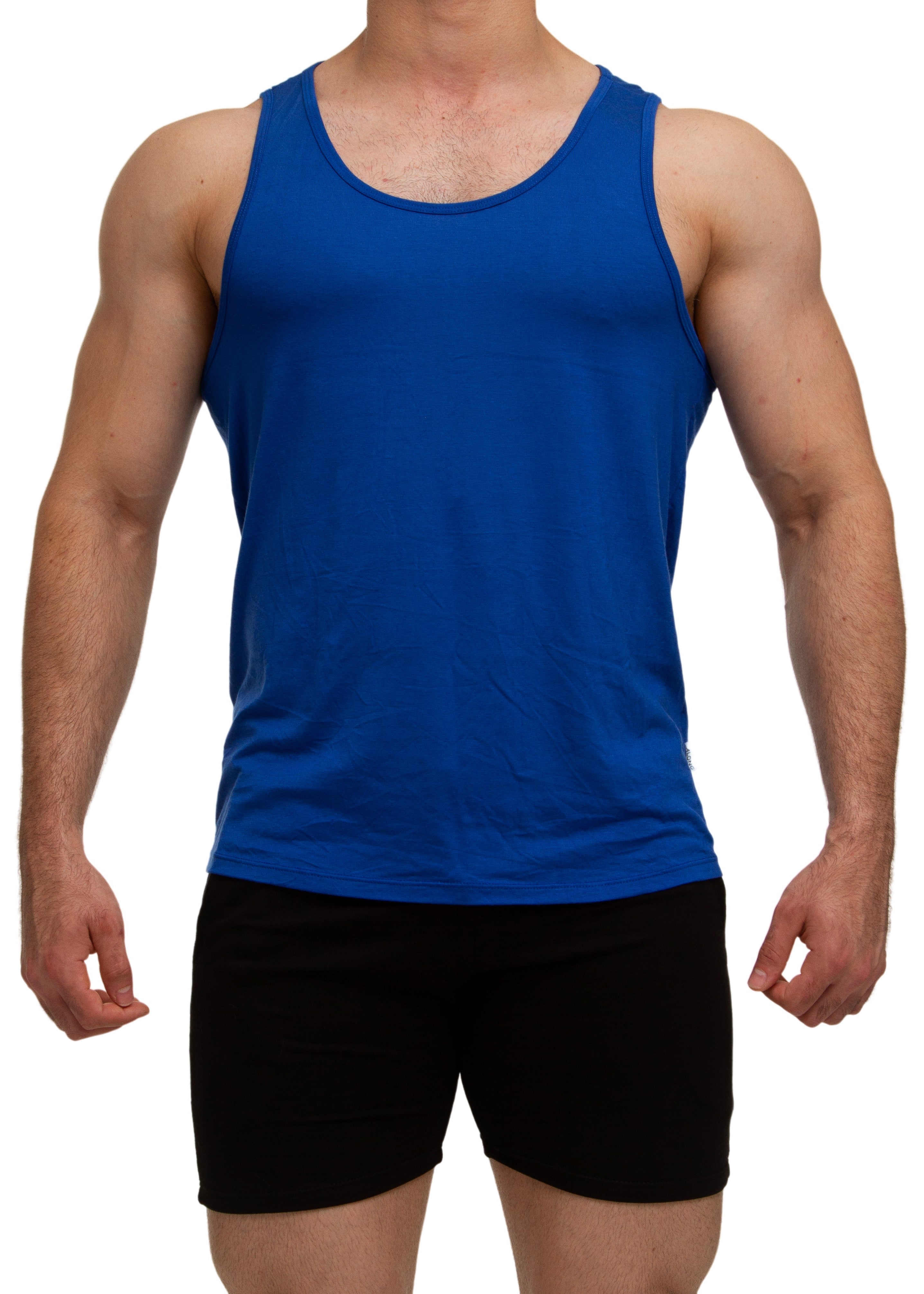 Royal Blue Tank Top - men's Sportswear / Alongwear.com – Along Wear